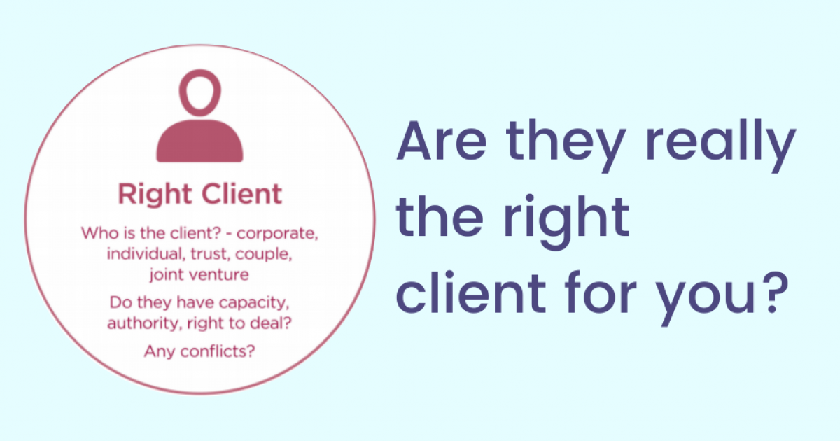 Are they really the right… - Legal Practitioners' Liability Committee