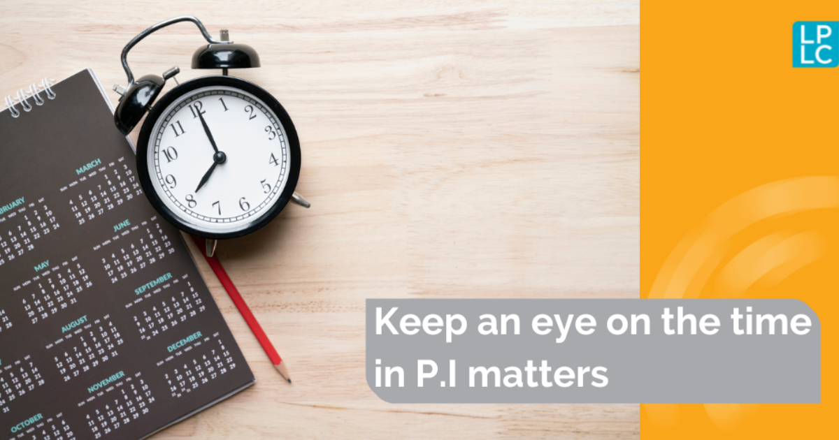 Keep an eye on the time in… - Legal Practitioners' Liability Committee